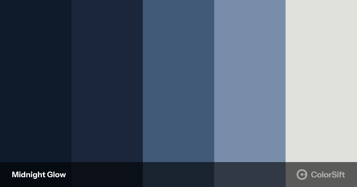 Midnight Glow - ColorSift - The Color Toolbox